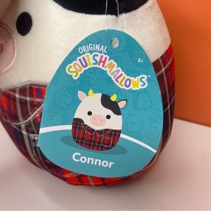 Squishmallows | Toys | Squishmallow Connor The Cow In Plaid Flannel 7 ...